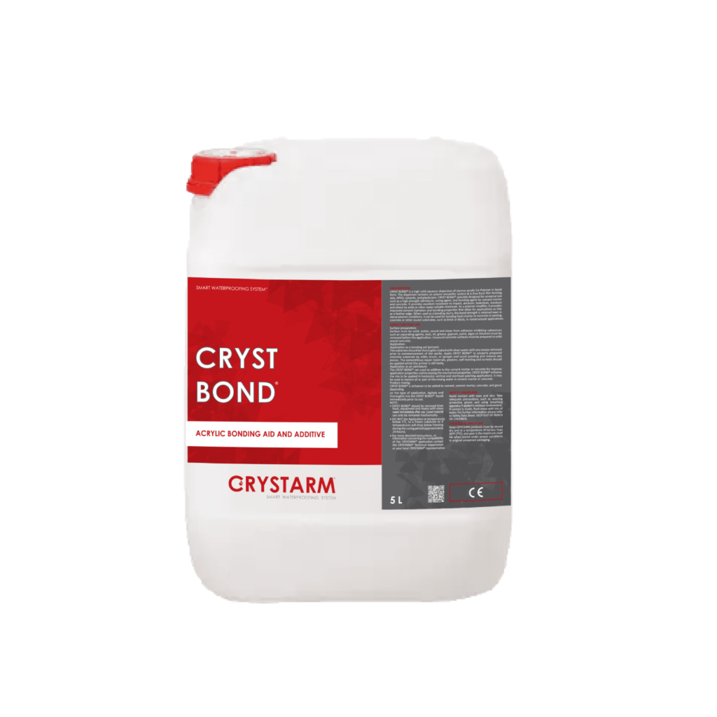 CRYST BOND® - CRYSTARM | THE SMART WATERPROOFING SYSTEM CRYST BOND® - CRYSTARM | THE SMART WATERPROOFING SYSTEM